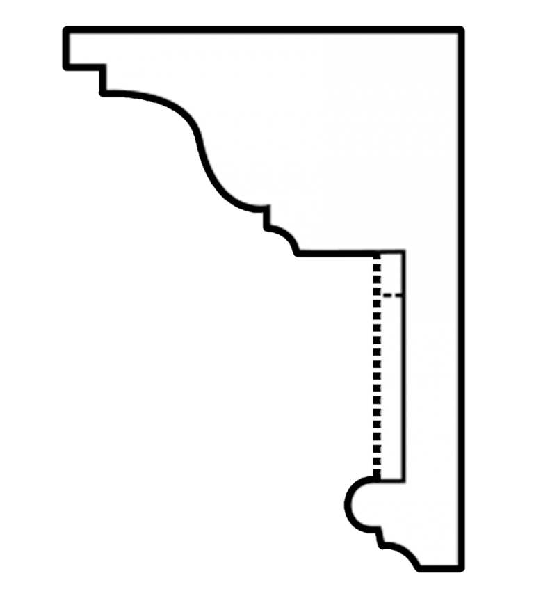 Large Gothic cornice (CN70) - Fine Art Plasterwork